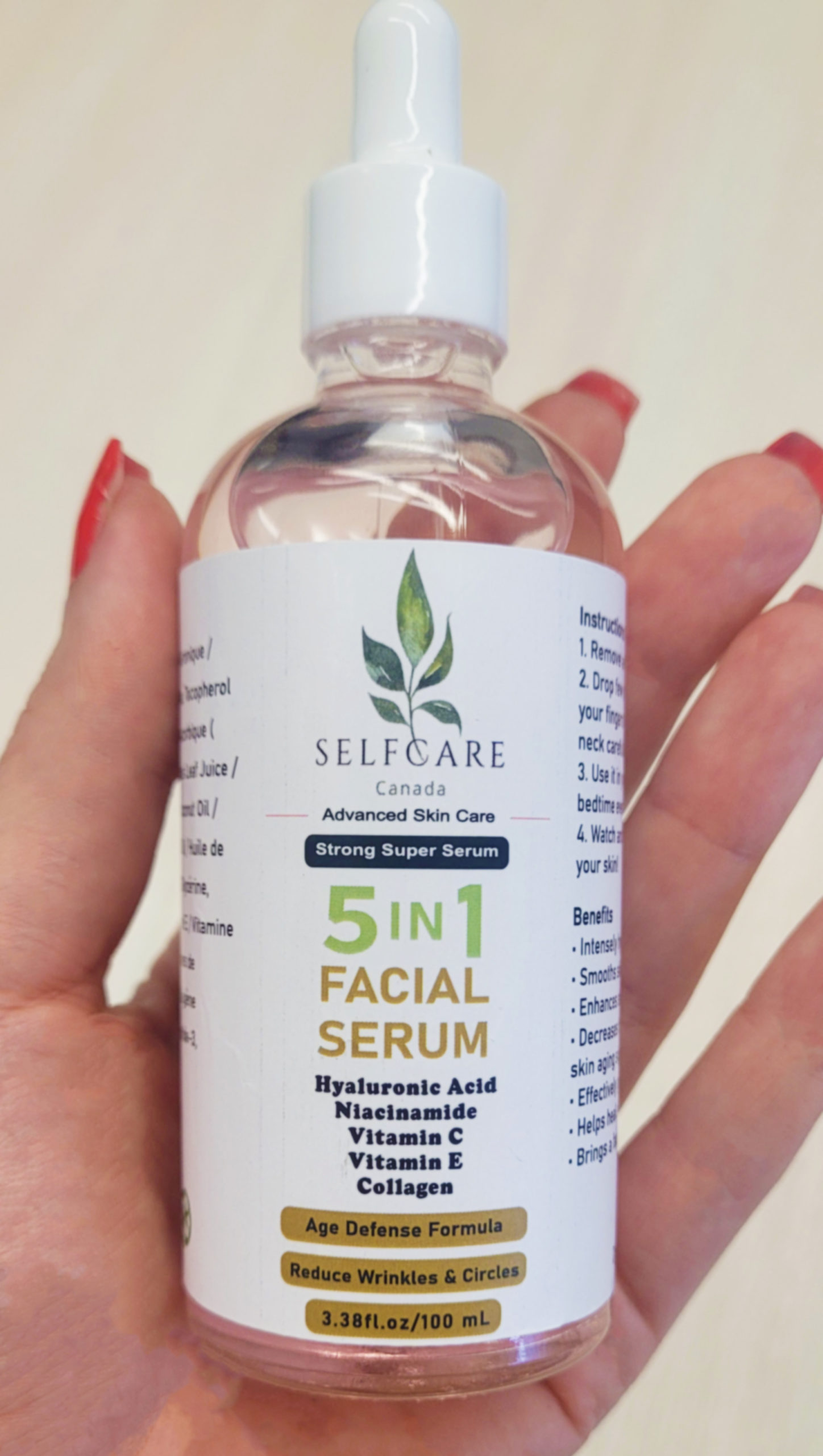 L’acide hyaluronique 5 en 1 SelfCare Canada - Bannigo